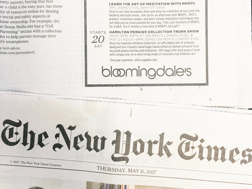 Press: Hamilton Perkins Collection Trunk Show At Bloomingdale's Featur